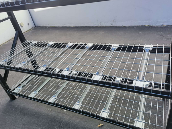 Heavy duty Wire mesh Shelving unit 2M(L) x 0.6M(W) x 2M(H) 1200kg per ...