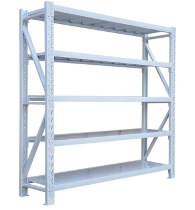 Heavy duty shelving unit 2000mm L x 600mm D x 2000mm H, 5 shelves, 200 ...